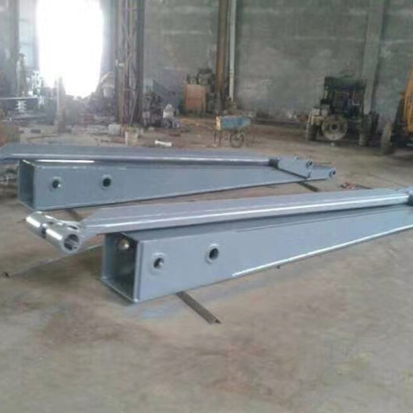 Excavator extension arm Backhoe telescopic boom Excavator extended hand ...