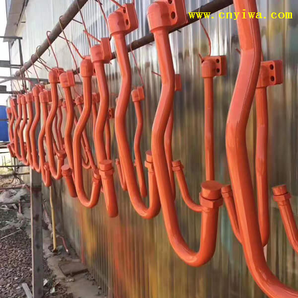 Excavator cylinder iron pipe Excavator cylinder hoop Inlet pipe Oil ...